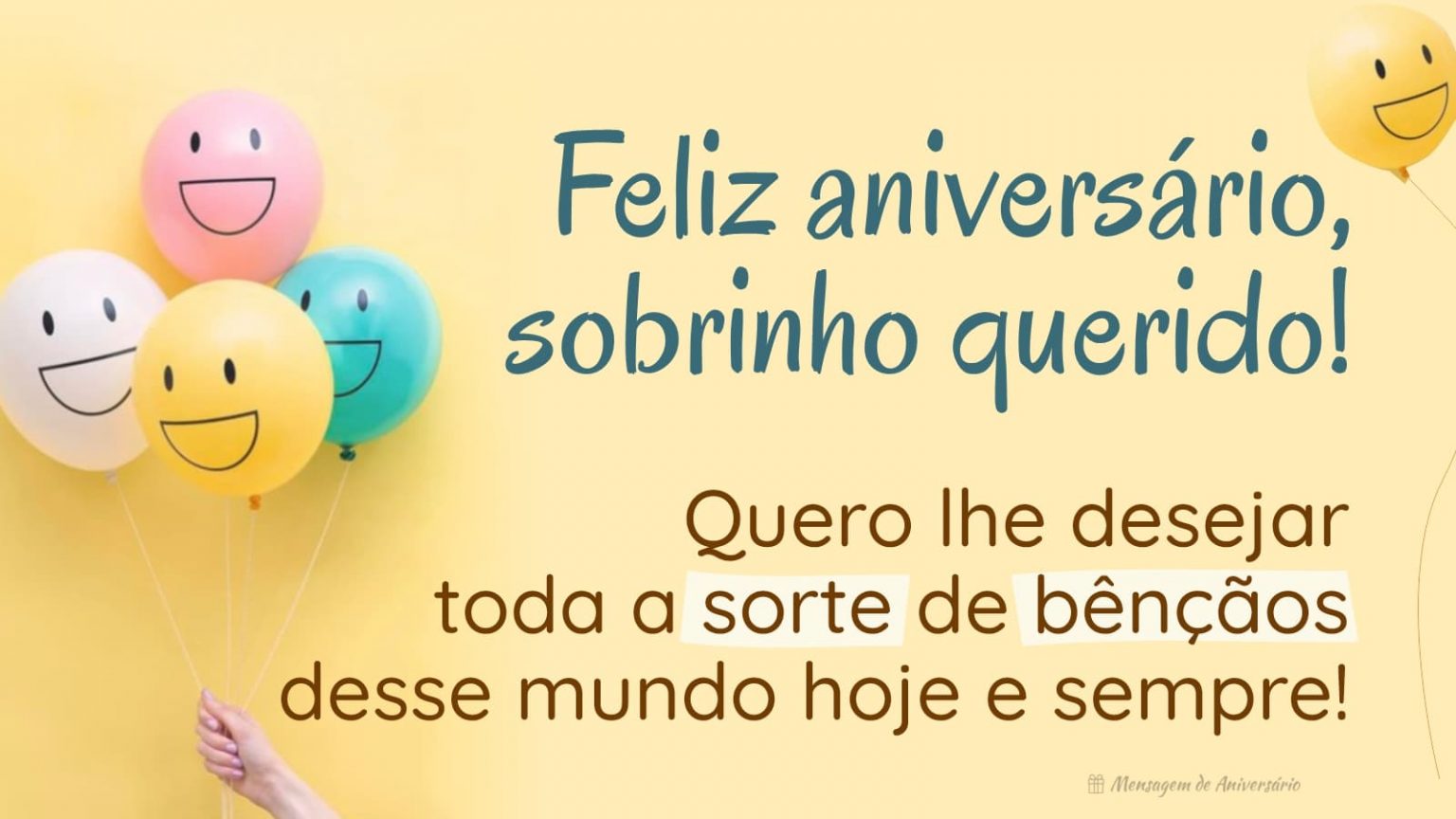 Desejos De Aniversário Pro Sobrinho Mensagem De Aniversário