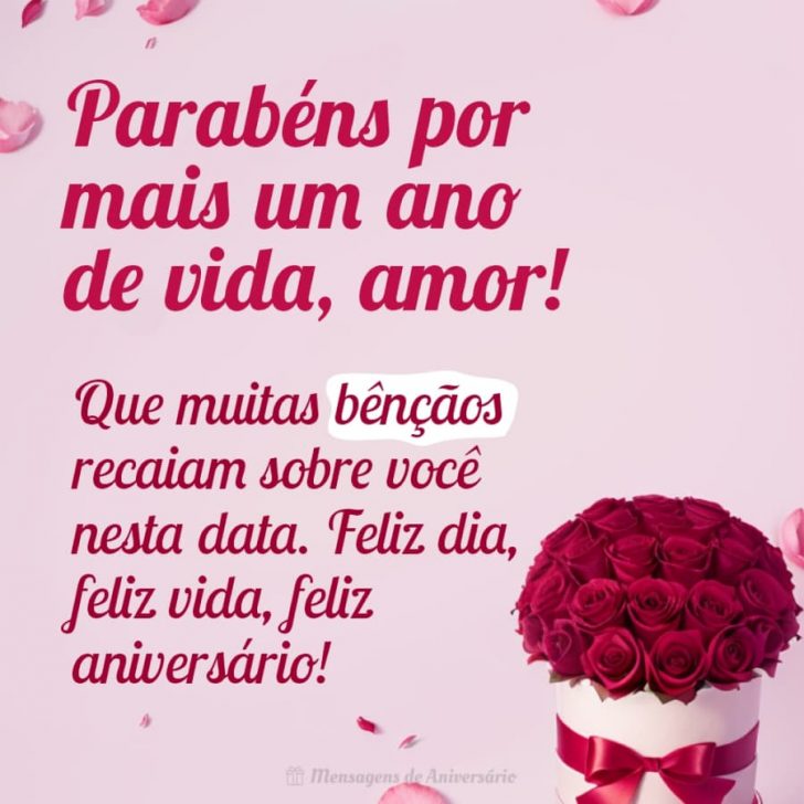Feliz Dia Minha Esposa Mensagem De Aniversário